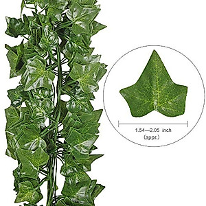 winvin 84 Feet Silk Ivy Garland,Greenery Leaf Vine Garland Artificial Hanging Plant Foliage for Wedding Party Home Garden Wall Decoration