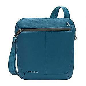 Travelon Anti-Theft Active Small Crossbody, Teal, 43126 380