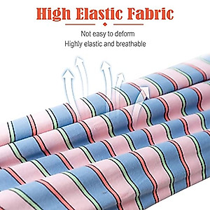 Recovery Suit Surgical Cloths for Large Dogs, Cone Alternative Neuter Skin Diseases Bodysuit, Dog Pajamas Shirt, Abdominal Wound Prevent Licking Dog Onesies(6XL, Pink Stripe)