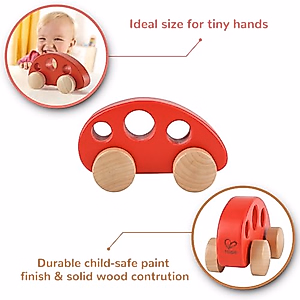 Hape Wooden Mini Van| Wooden Vehicle Toys for Toddler Gift