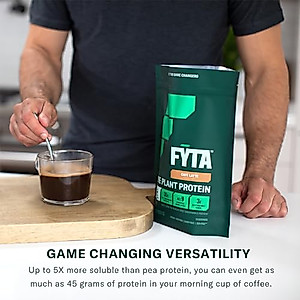 FYTA Elite Vegan Protein Powder - 1st Plant Based Protein with Better Taste & Texture Than Whey Protein, Dairy Free, Sustainable, Non-GMO Protein for Women and Men (Creamy Chocolate) - 30g