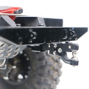 Share Goo Metal 1/10 RC Hitch Trailer Hook Simulation Climbing Tow Shackles Compatible with Traxxas TRX-4 90046 90047 SCX10 1/10 RC Crawler Ca