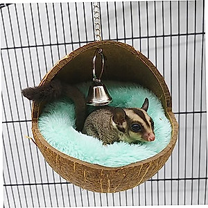 CIYODO Stuffed Toy Stuffed Bee Plushy Pets Guinea Pig House Hamster Stuffed Animals Parrot Toys Parrot Supply Hanging Parrot House Bird Bed for Cage Bird House Guinea Pig Nest The Swing