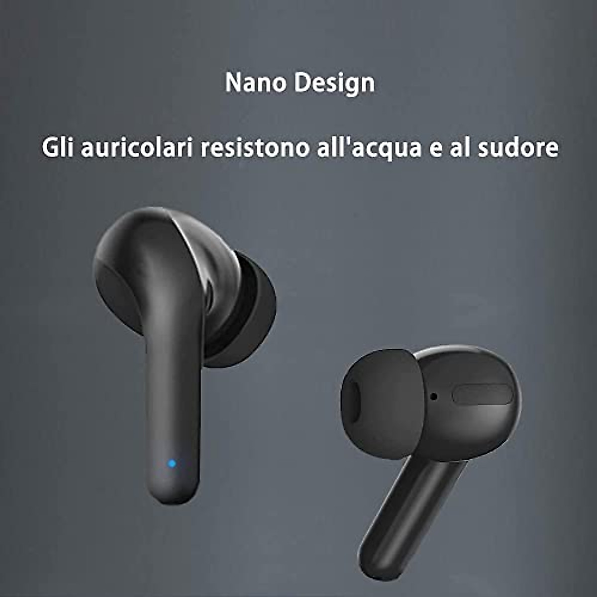 Acres Wireless Earbuds, [2023 Upgraded] Earphone Bluetooth 5.1 with Charging Case.Smart Noise Reduction for Clear Calls, Enhanced Deep Bass of Sports Headphones for Sport/Travel/Gym