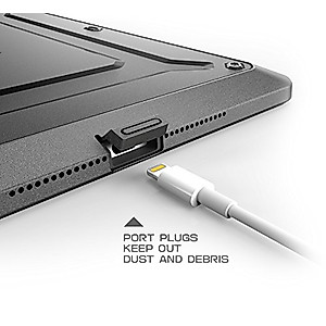 SUPCASE [Unicorn Beetle PRO Series] [Heavy Duty] Case for iPad Air 2 ,[2nd Generation] 2014 Release Full-body Rugged Hybrid Protective Case with Built-in Screen Protector (Black)