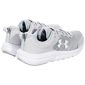 Under Armour Men's Charged Assert 10, (102) Mod Gray/Mod Gray/White, 15, US