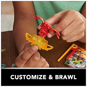 Bakugan Training Set with Titanium Dragonoid, Dragon Clan Themed, Customizable Action Figure, Trading Cards, and Playset, Kids Toys for Boys and Girls 6 and up