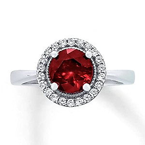 55Carat Natural-Garnet Gemstone Solitaire Ring 925 Sterling-Silver Unique Design