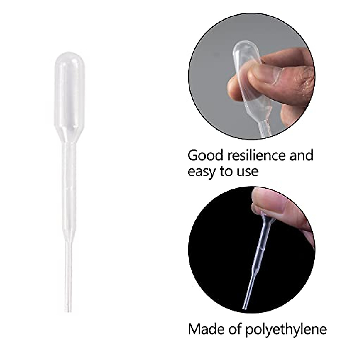 TORMEN Liquid Dropper Pasteur Pipettes for Cupcakes, Strawberry, Chocolates,Whiskey,Alcohol,Syrups,Sodas(0.2ml,12 pcs）