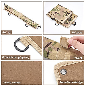 NBEADS Patchs Display Board, Tactical Badge Emblem Display Badge Patch Holder Military Holder Organizer with Iron Clasp for Button Badge Collections Display