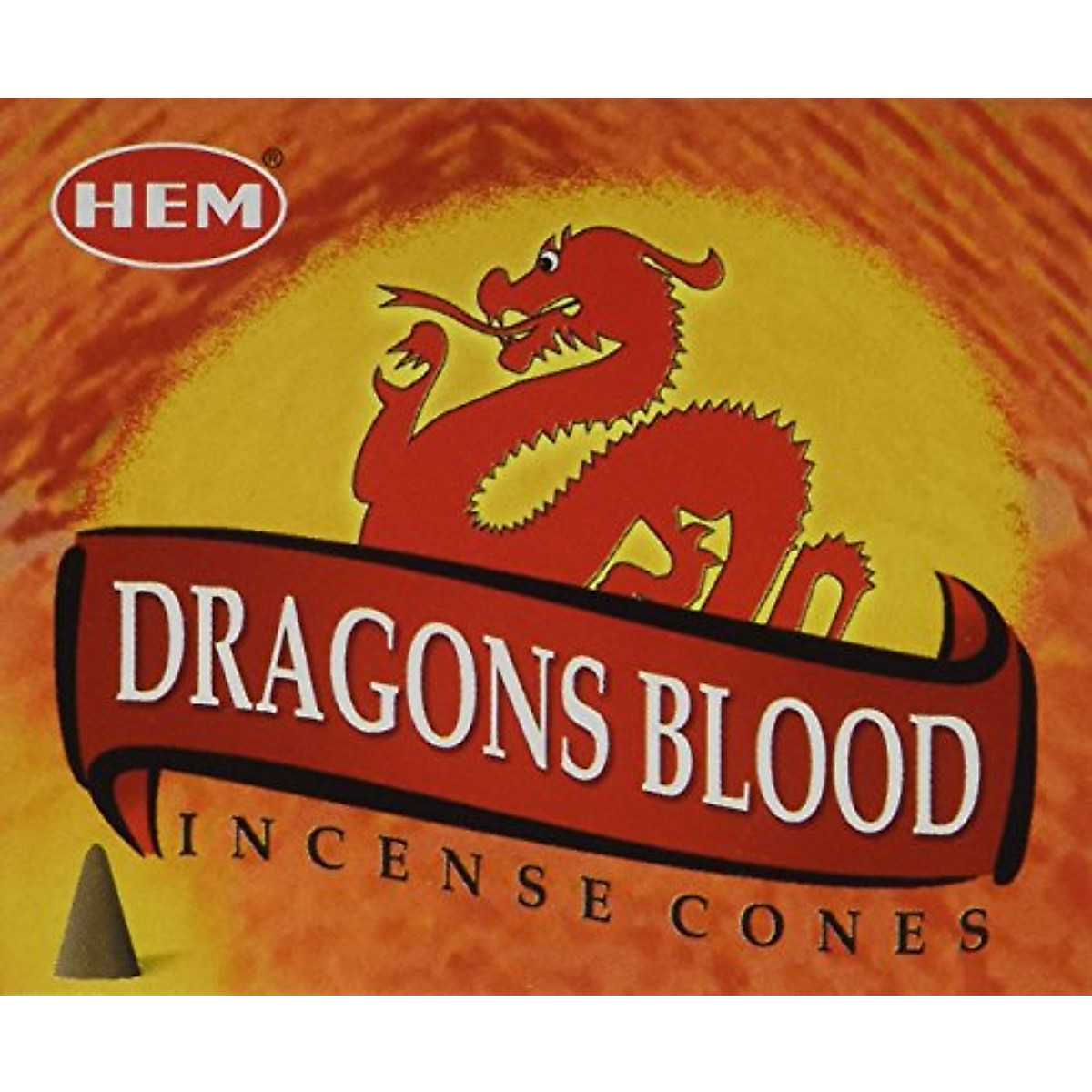 Dragon's Blood - Case of 12 Boxes, 10 Cones Each - HEM Incense From India