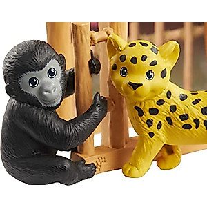 Barbie Careers Doll & Playset, Wildlife Vet Theme with Ken Doll, Furniture & Accessories