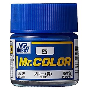 C5 Gloss Blue 10ml Bottle, GSI Mr. Color