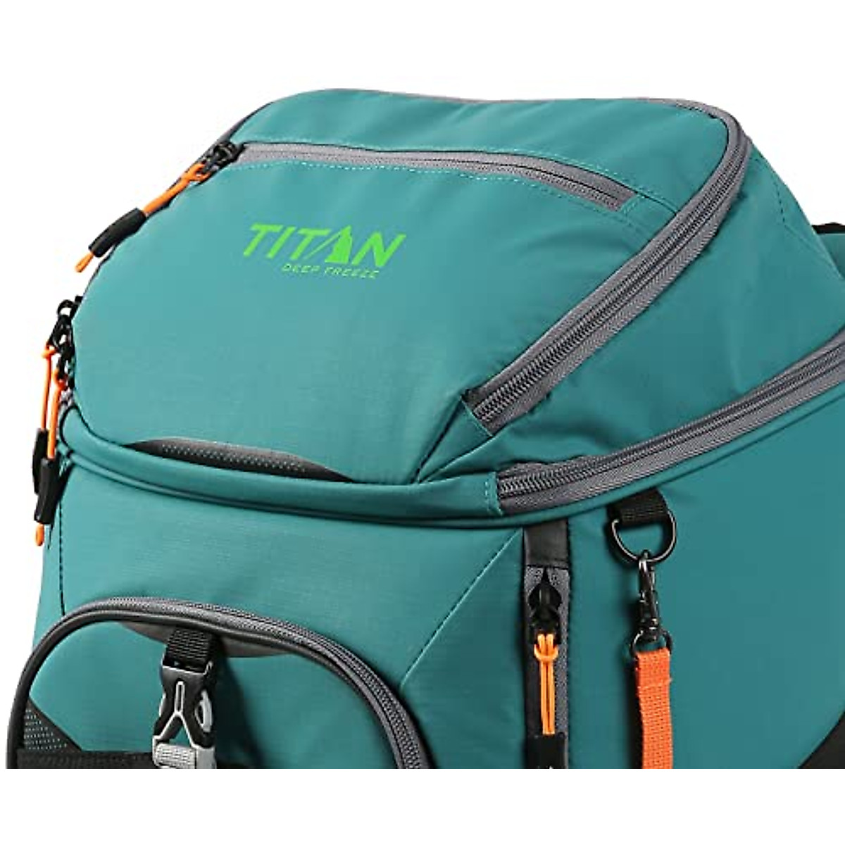 Arctic Zone Titan Deep Freeze 30 Can Insulated Backpack Cooler Bag with Ice Wall Packs, Pine