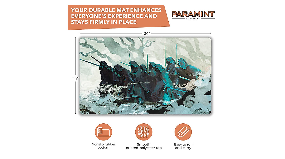 Paramint The Nine Stitched MTG Playmat - Durable Fantasy Card Mat