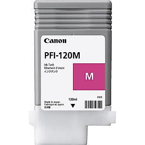 Canon PFI120 Pigment Ink Tank Bundle (Matte Black, Cyan, Magenta, Yellow, Black) in Retail Packaging