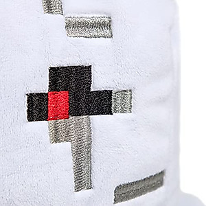 Jay Franco Minecraft Ghast Plush Stuffed Pillow Buddy - Super Soft Polyester Microfiber, 15 inches (Official Minecraft Product)
