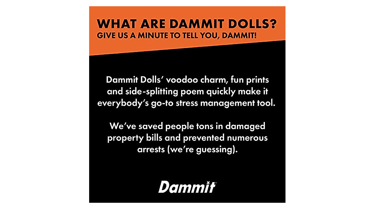 Dammit Doll Classic Stress Relief Gag Gift | Limited Edition Surprise