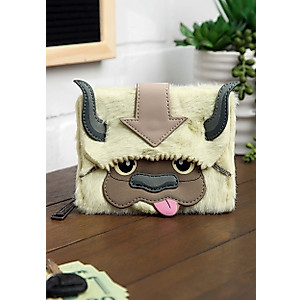 Loungefly Nickelodeon Avatar Aang Appa Plush Zip Wallet