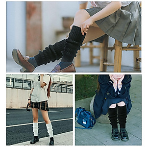 Bevigorio Leg Warmers for Women Black Leg Warmers Goth Ballet Leg Warmers Legwarmers