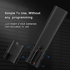 TOPKIND Upgraded ERF3J80H Replacement Smart TV Remote Fit for Hisense 4K UHD Android Smart TV 75A6G 70A6G 65A6G 60A6G 55A6G 50A6G 43A6G 55U68G 65U68G 55U6G 50U6G 65U6G 75U6G 50U68G 75U68G