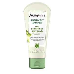 Aveeno Positively Radiant Skin Brightening Exfoliating Daily Facial Scrub ,2.0 oz