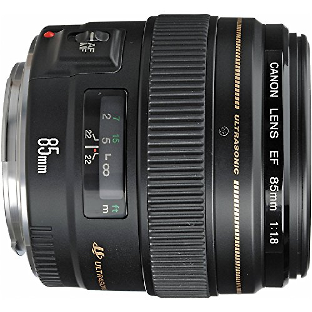 Canon EF 85mm f/1.8 USM Medium Telephoto Lens for Canon SLR Cameras - Fixed