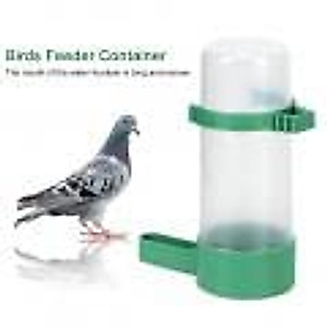 Bird Feeder, 10Pcs Bird Water Dispenser for Cage, Automatic Bird Water Feeder Plastic Birds Farm Livestock Feeding Drinking Water Bottle Container for Pet Parrot Budgie Lovebirds