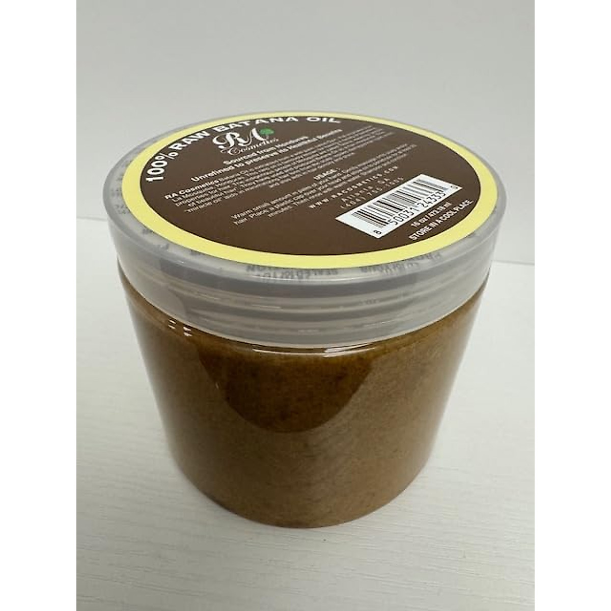 RA Cosmetics Hair Oil, 100% Natural Unrefined Batana for Healthy Hair, 16 oz, Nourishing Moisturizer for Damaged Hair Repair, Strengthening and Nourishing Hair Conditioner