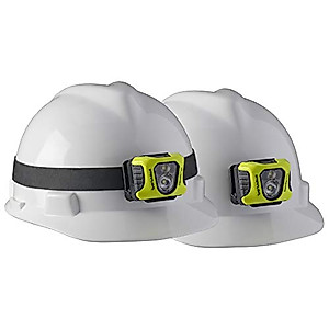Streamlight 61436 Enduro Pro USB Rechargeable Multi-Function Head Lamp with Elastic and Rubber Head Strap and 3M Dual Lock, Yellow
