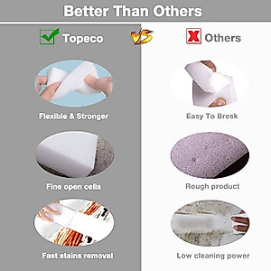 100 Pack Heavy Duty Magic Melamine Sponge Cleaning Eraser Wall Cleaner Foam Household Cleaning Kitchen Dish Sponge Eco-Friendly Stain Remover for Car,Furniture,Bathroom,Bathtub, Sink,Floor, Baseboard