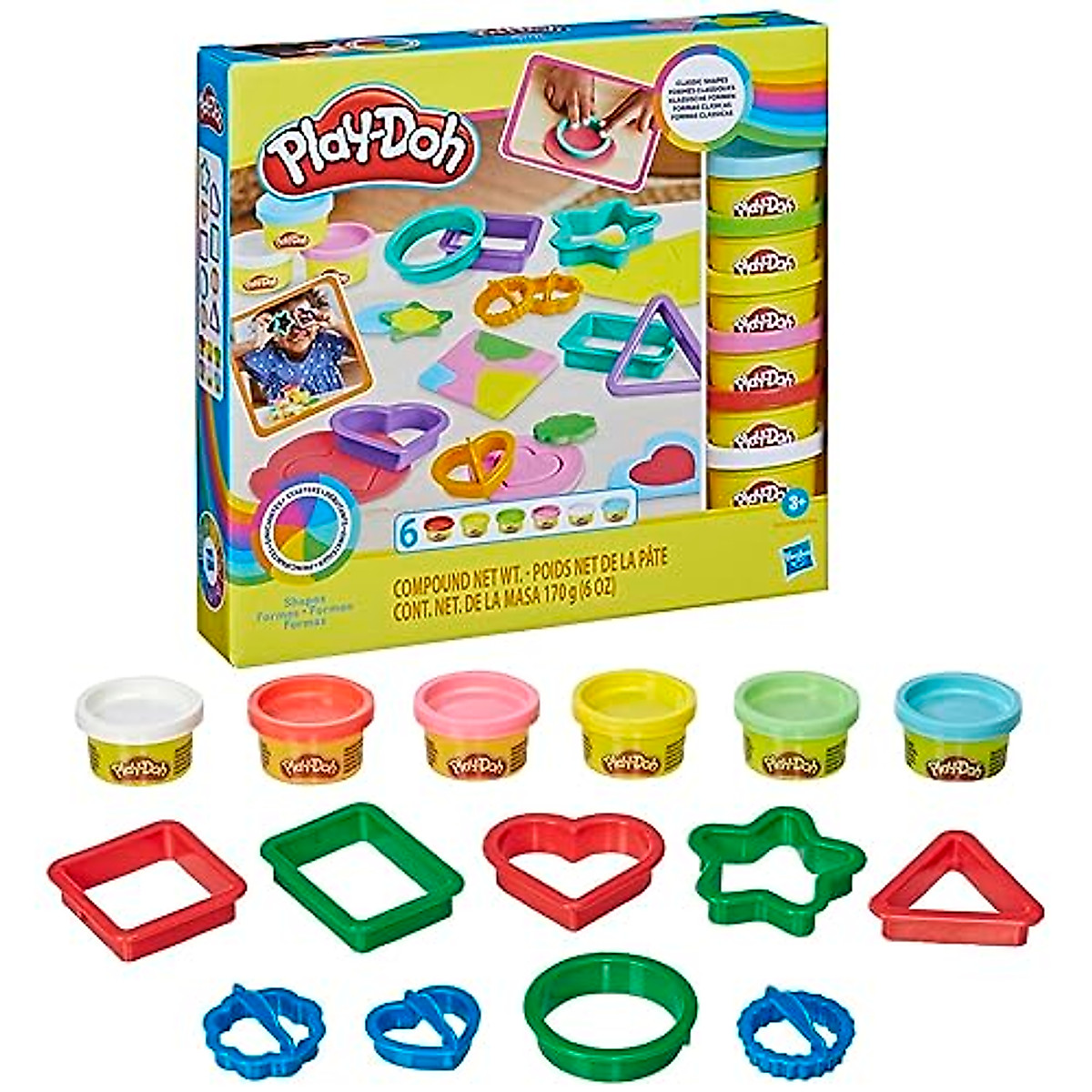 Play-Doh Fun Shapes, Multi-Colour