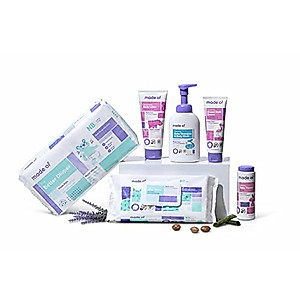 MADE OF The Better Baby Diapers - Hypoallergenic Diapers for Sensitive Skin, Unscented, 10 Hour Absorbency - Pediatrician and Dermatologist Tested - Size 0 (36 Count)