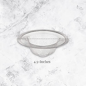HIC Kitchen Mesh Sink Strainer, 18/8 Stainless Steel, Set of 2, 4.5-Inches