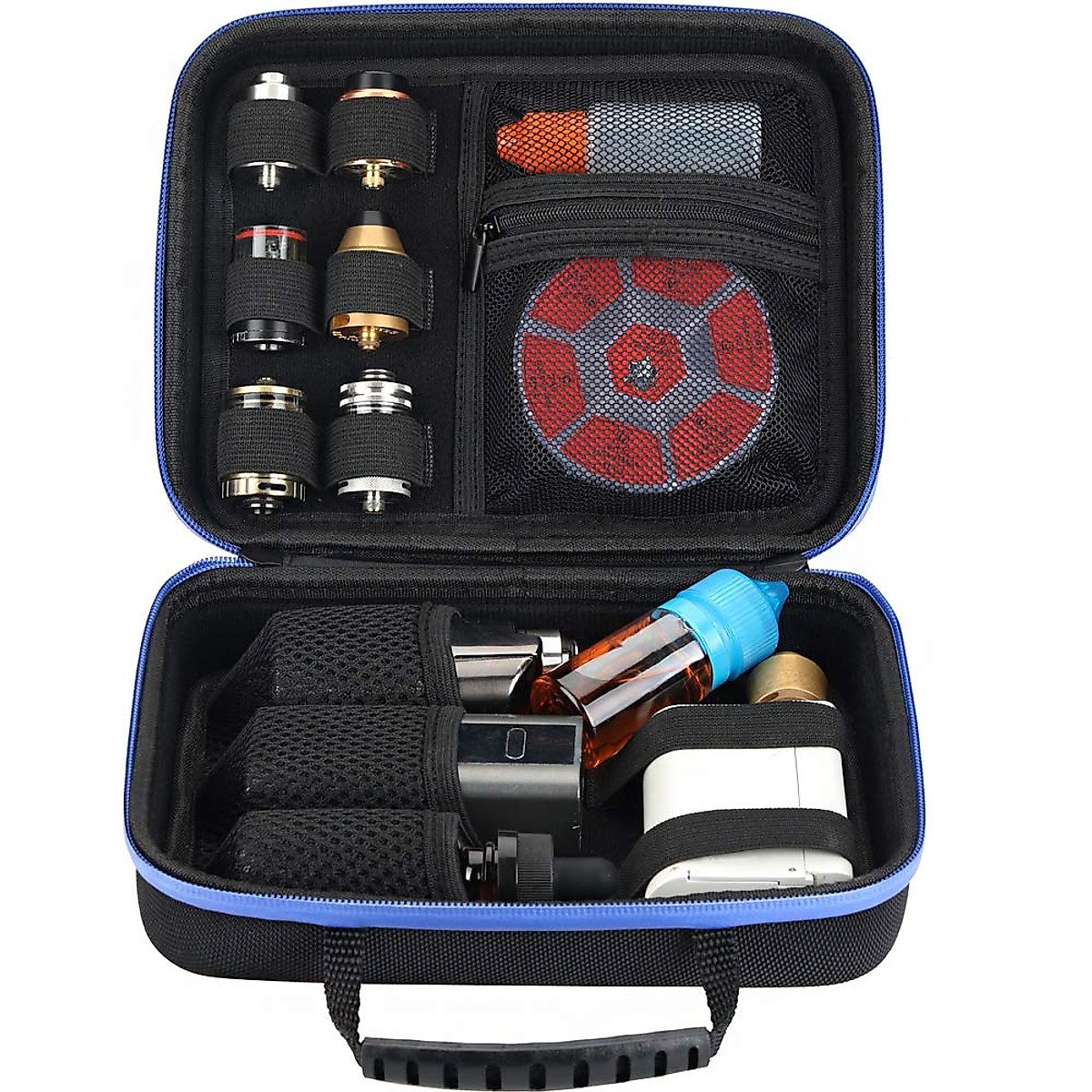 HUIZHU EVA Multi-Functional case Carrying case Vape Carrying Bag (Black, M)