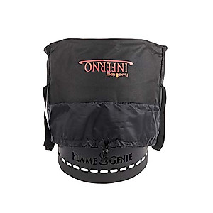 HY-C FG-T19 Flame Genie Fire Pit Tote, For FG-19 or FG-19-SS (21 x 21 x 16 Inches), Black