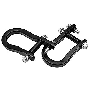 HQPASFY Front Bumper Tow Hooks 2Pcs Black Compatible with 2008-2018 Chevy Silverado 1500, GMC Sierra 1500| 2019 Chevy Silverado 1500 LD, GMC Sierra 1500 Limited Replaces# 84072463