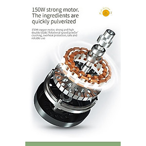 GTUOXIES Electric Grinding Miller, Portable Grain Grinder, Household Flour Miller, Fine Milling, Dry and Hard Grinding for Coffee, Spice, Pepper Beans and More, Stainless Steel Blades (Green)