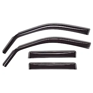 WeatherTech Custom Fit Front & Rear Side Window Deflectors for Dodge Ram 2500 Pickup, Dark Smoke