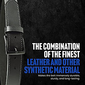 DeSantis 1 1/2” Everyday Carry Belt (EDC), 3.5mm Thick, Black, 40”