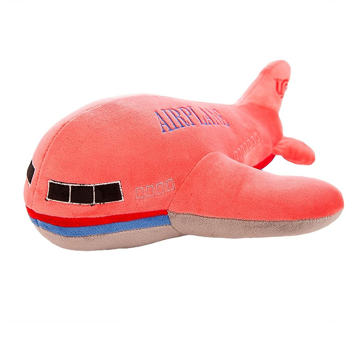 NatureMan 15.7" Airplane Plush Stuffed Toys Aircraft Plush Pillow Model Plane Toys,Children's Room Decoration for Kids (Pink)