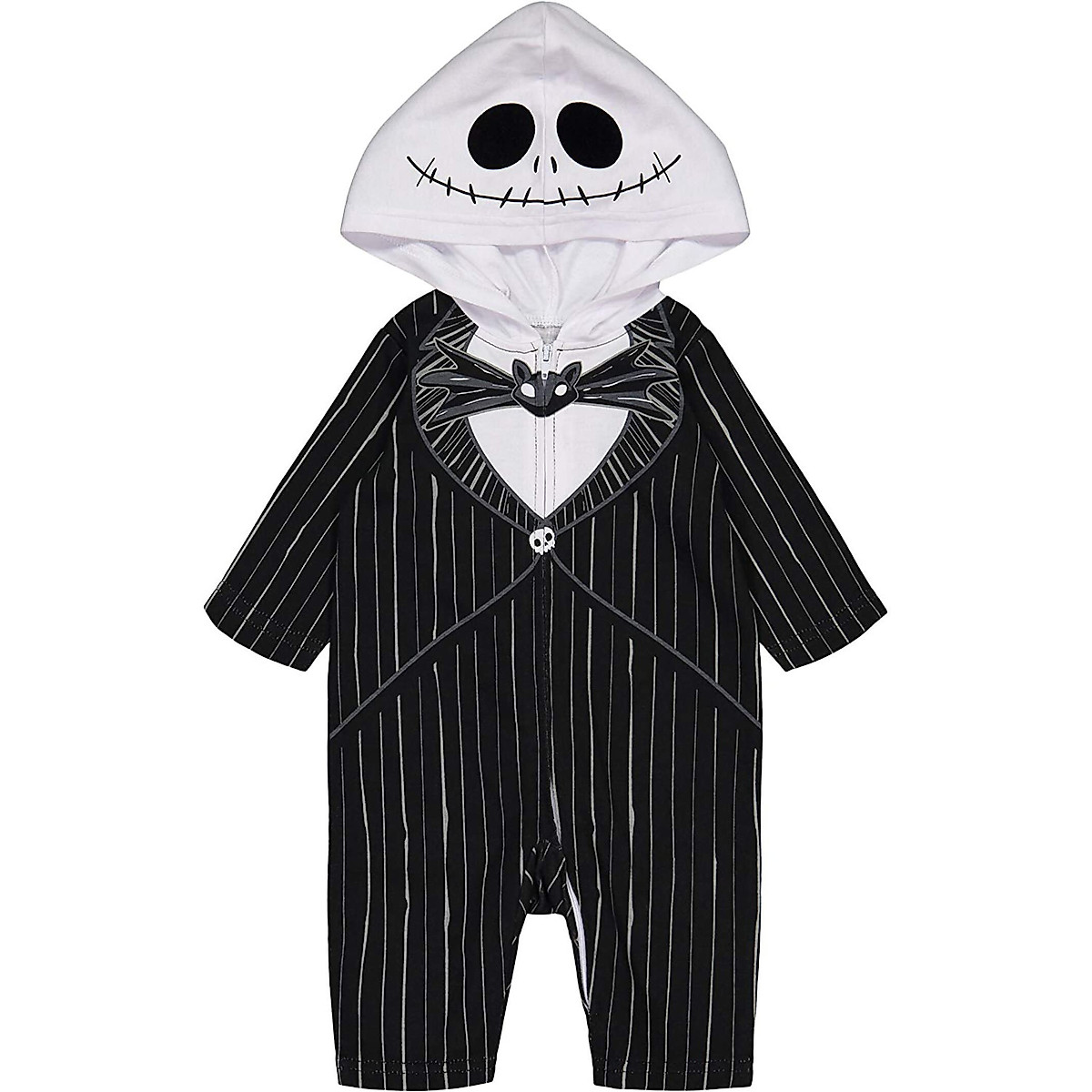 Disney Nightmare Before Christmas Jack Skellington Infant Baby Boys Zip Up Coverall 6-12 Months