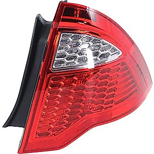 Evan Fischer Passenger Side Tail Light Compatible With 2010-2012 Ford Fusion Lens and Housing