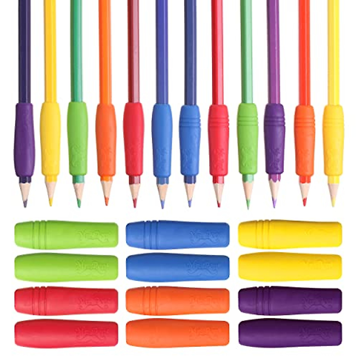 Mr. Pen Pencil Grips 12-Pack | Comfortable & Ergonomic Writing
