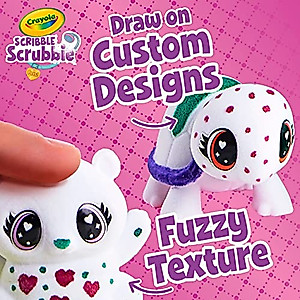 Crayola Scribble Scrubbie Pets Scented Spa, Animal Toy Playset, Includes Washable & Scented Markers, Gifts for Girls & Boys, Ages 3+