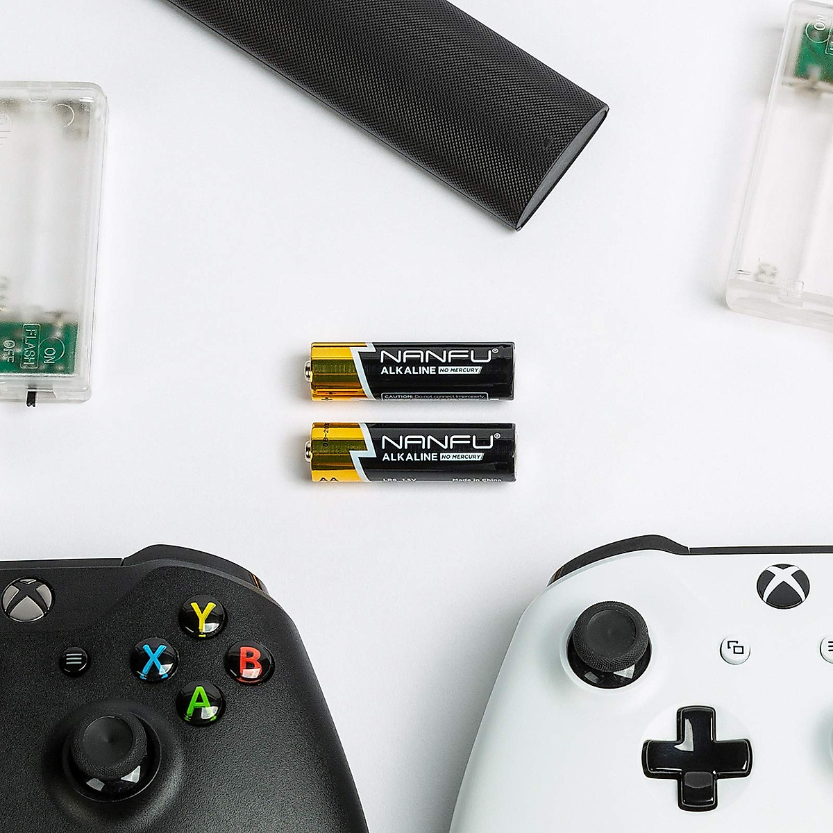 NANFU No Leakage Long Lasting AA 48 Batteries [Ultra Power] Premium LR6 Alkaline Battery 1.5v Non Rechargeable Batteries for Clocks Remotes Games Controllers Toys & Electronic Device