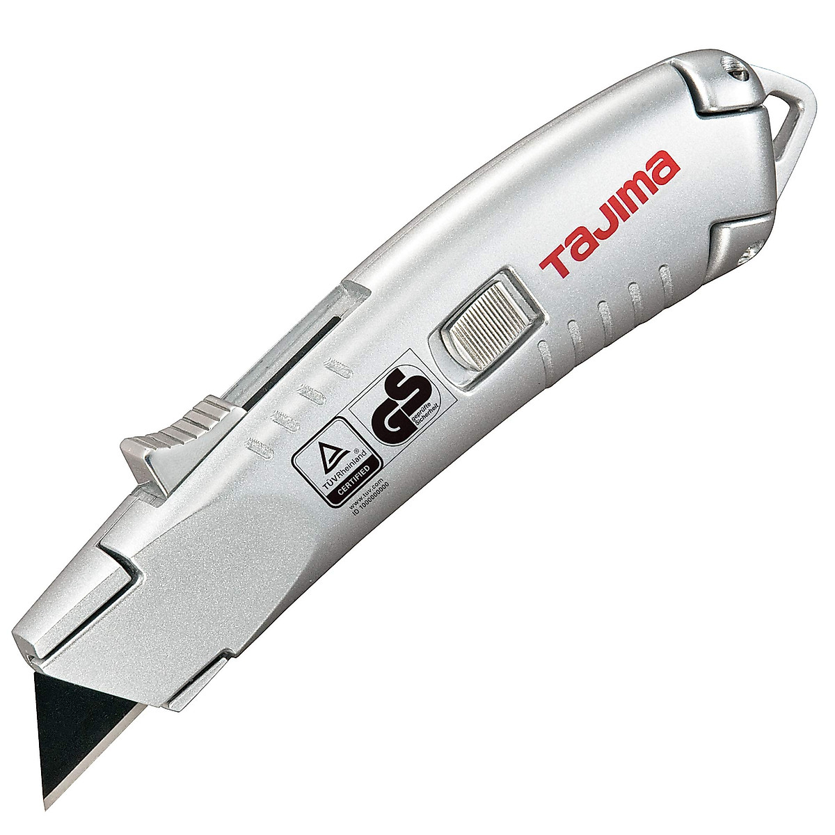 Tajima Utility Knife - VR-Safety Knife Box Cutter with Self Retracting Blade & 3 V-REX Blades - VR-103