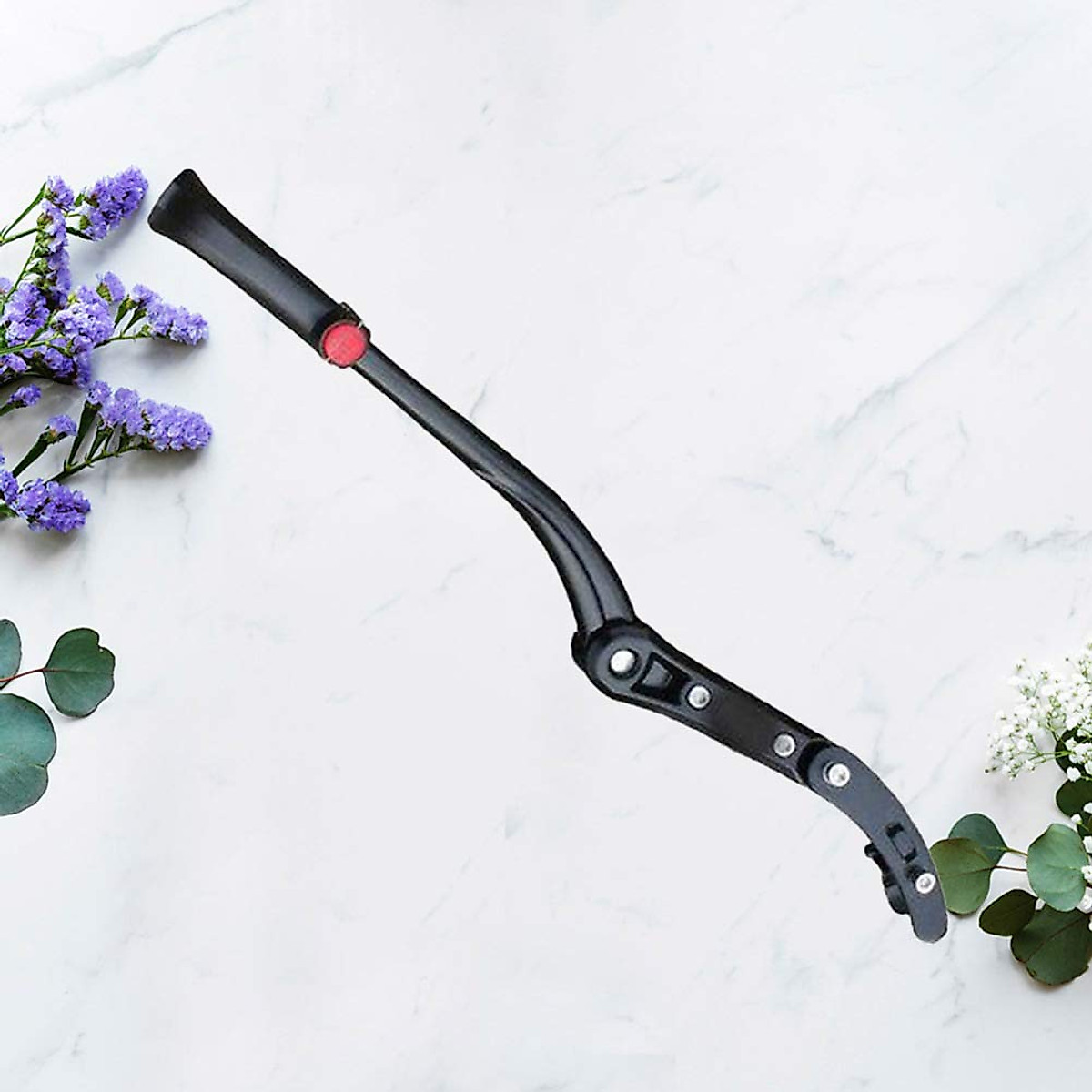 LIOOBO Bike Kickstand Bike Stand Single Sided Support Adjustable for Bike Mountain Road Bike Accessories City Bike Sports Bike Black