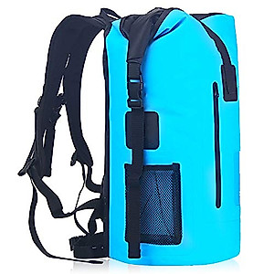 Malo’o Waterproof Heavy Duty Backpack - 30L - Roll-Top Dry Bag - Beach Bag - Backpacking Bag - Fishing Bag-Kayaking Bag