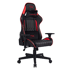HyperX Blast Core Gaming Chair - Ergonomic Leather Gaming Chair - Kids Chair Gaming - Red Black Gaming Chair - PC Racing Video Game Chair for Kids Adults - Computer Office PC Gamer Chair - Core Chair